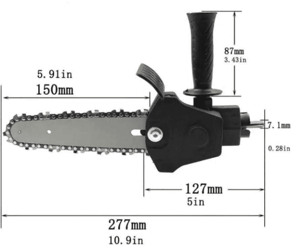 DrillChains™ Σετ Μετατροπής Ηλεκτρικού Τρυπανιού Σε Αλυσοπρίονο ...